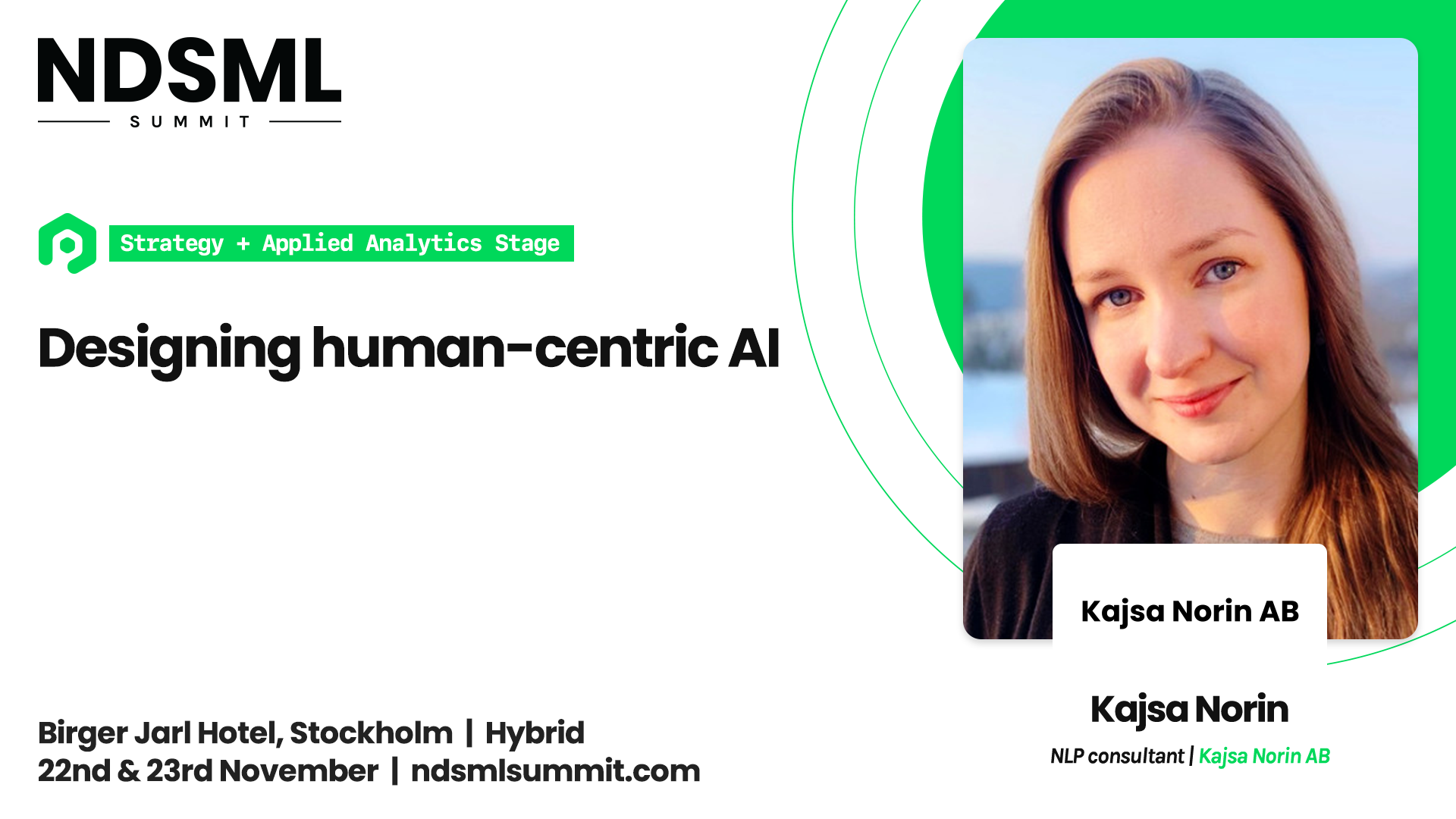 Designing human-centric AI - Kajsa Norin, Kajsa Norin AB - Hyperight Designing human-centric AI - Kajsa Norin, Kajsa Norin AB - Hyperight