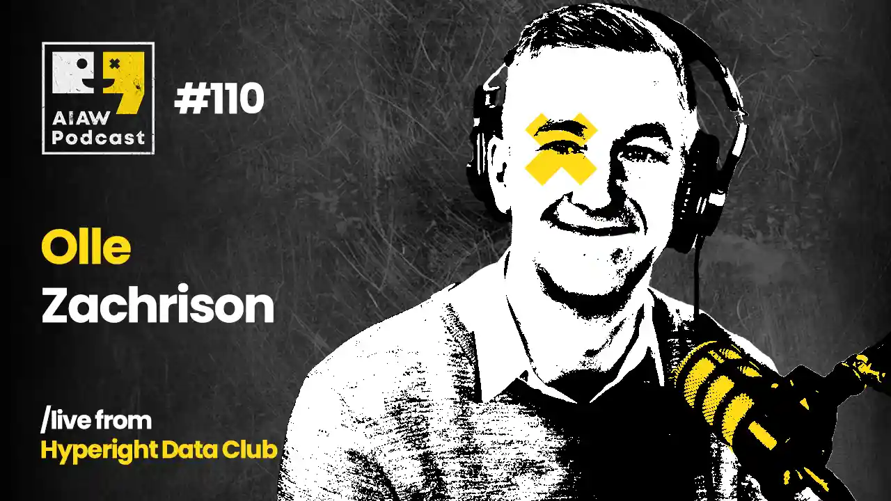 AIAW Podcast Episode 110 - AI and Journalism - Olle Zachrison - Hyperight