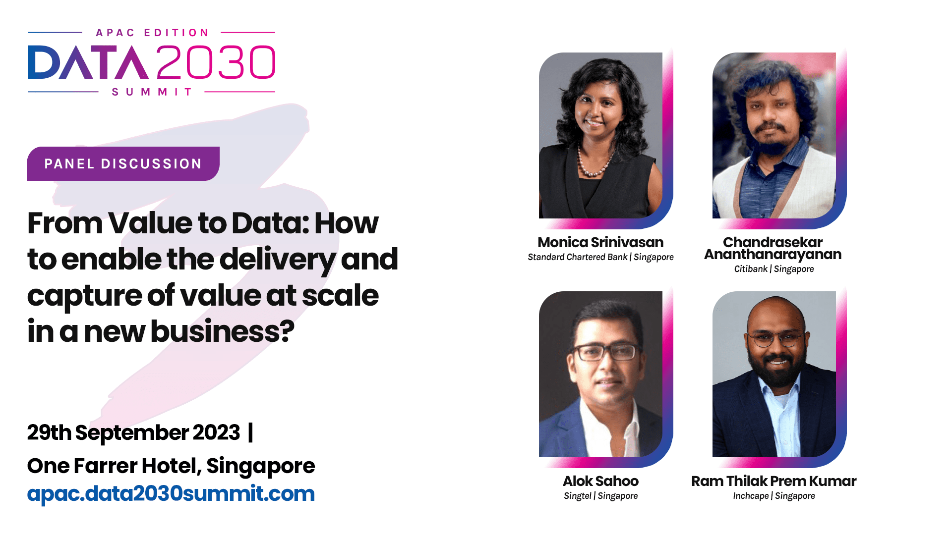 Panel - From Value to Data: How to Enable Delivery and Capture of Value at Scale in a new ...