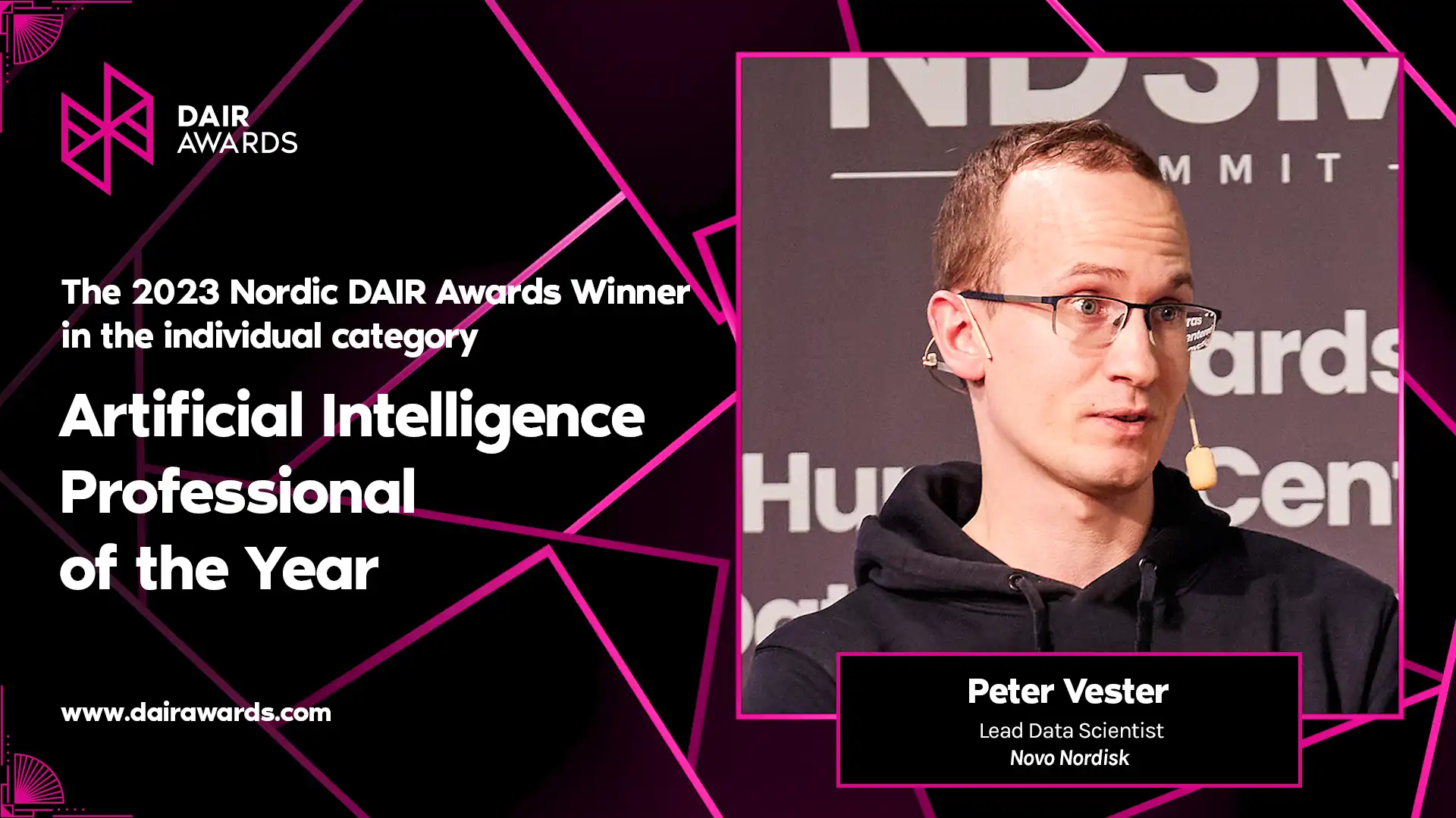Artificial Intelligence Professional of the year - Nordic DAIR Awards ...