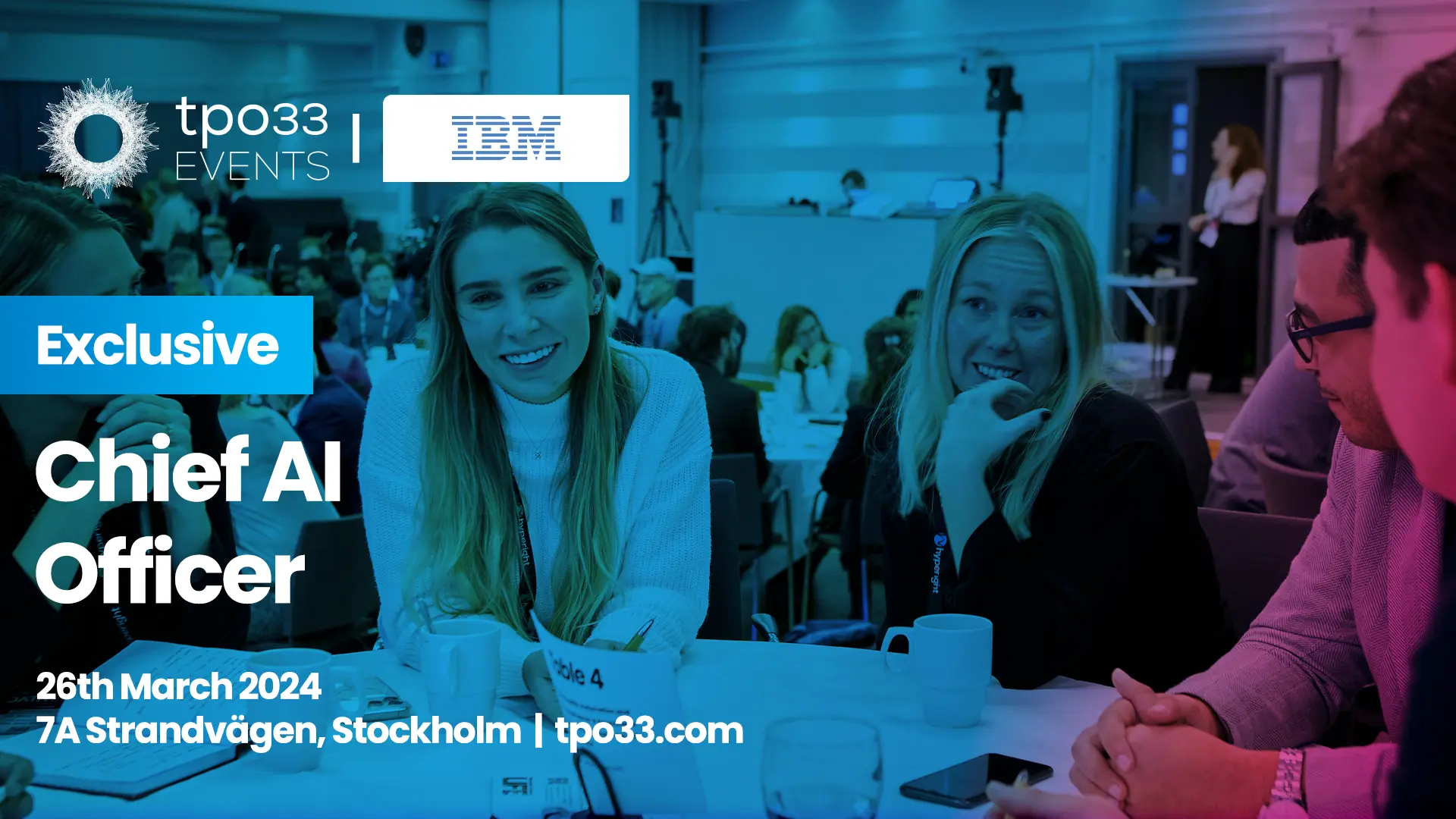 tpo33 Events | Chief AI Officer, Stockholm - Hyperight
