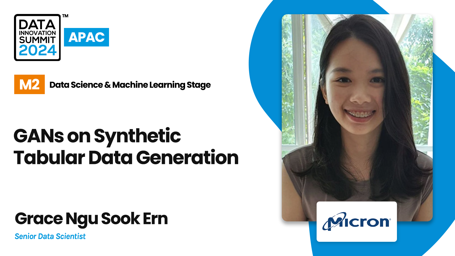 GANs on Synthetic Tabular Data Generation - Grace Ngu Sook Ern, Micron Semiconductor Asia Pte ...